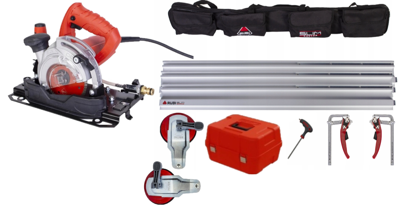 RUBI TC-125 PIŁA DO PŁYTEK PROWADNICE PRZYSSAWKI ToolSystem.pl